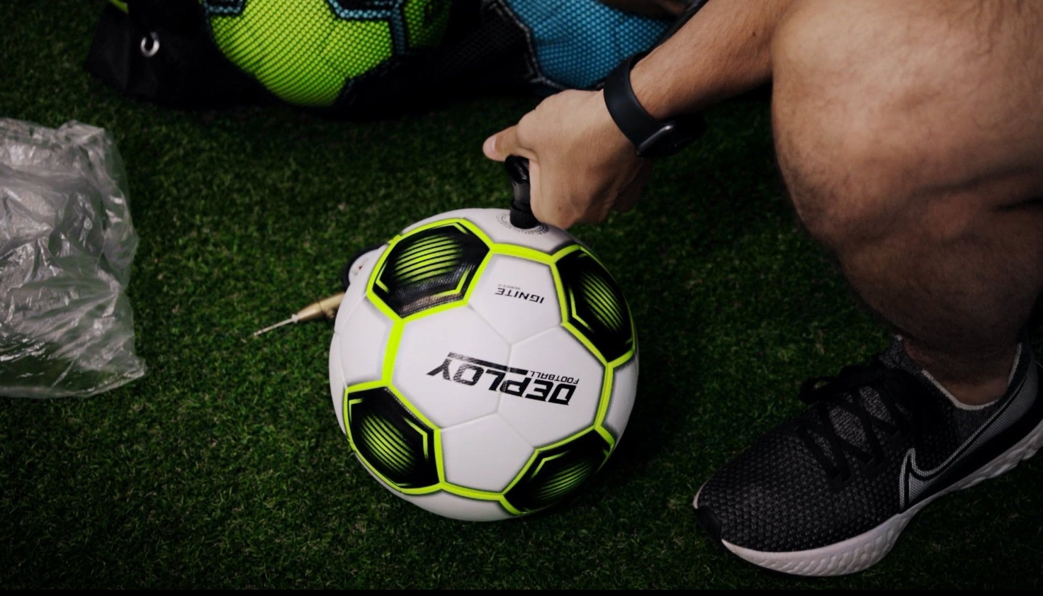 How To Pump Your Football / Soccer Ball Correctly. – Deploy Football
