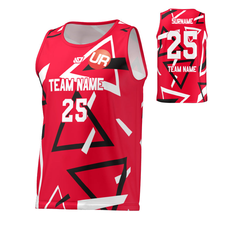 URBAN REC - FLIGHT SINGLET TRIANGLE - RED – Deploy Football